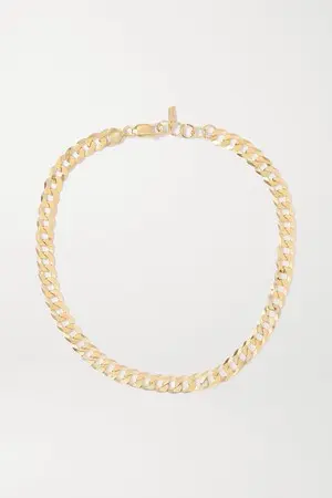 LOREN STEWART Net Sustain Vermeil Chain Necklace - Gold
