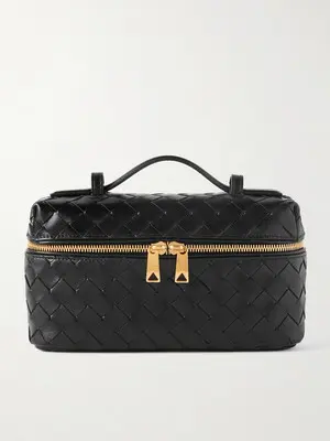 Bottega Veneta Bang Bang Intrecciato Leather Tote - Black