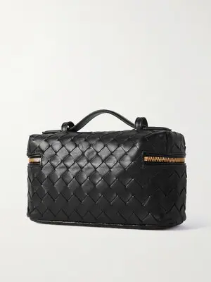 Bottega Veneta Bang Bang Intrecciato Leather Tote - Black