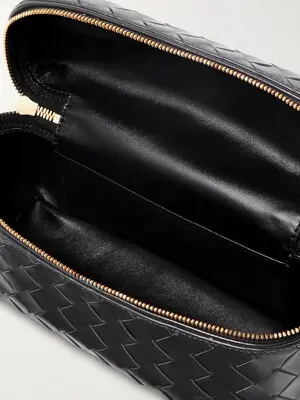 Bottega Veneta Bang Bang Intrecciato Leather Tote - Black