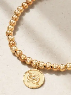 SYDNEY EVAN 14 Karat Diamond Pisces Bracelet