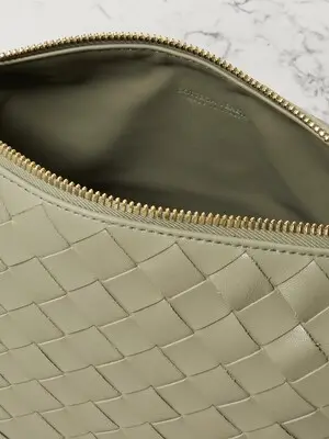 Bottega Veneta Wallace Mini Intrecciato Leather Shoulder Bag