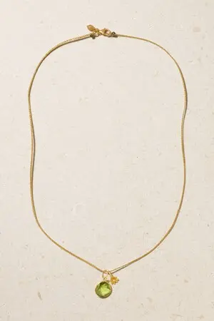 PIPPA SMALL 18-karat And Peridot Necklace