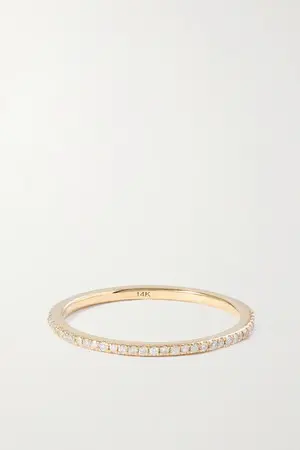 STONE AND STRAND Diamond Band Ring - Gold