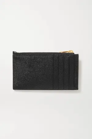 Saint Laurent Monogramme Small Quilted Textured-leather Wallet