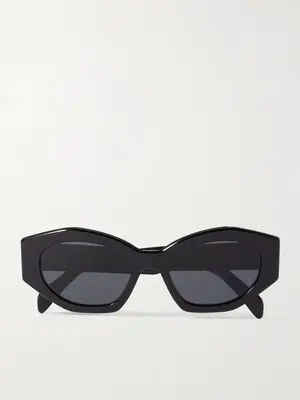 Celine Triomphe Cat-eye Sunglasses - Black