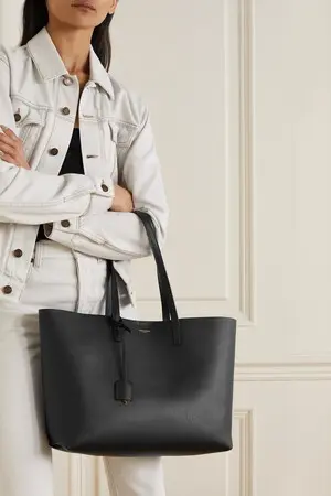 Saint Laurent East/west Leather Tote - Black