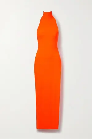 Norma Kamali Stretch-jersey Midi Dress