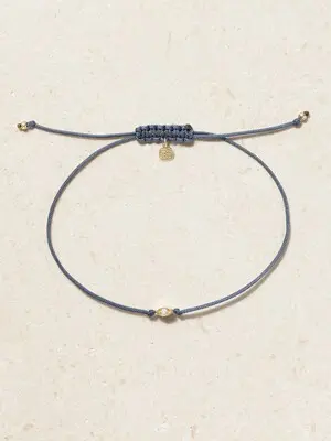 SYDNEY EVAN Tiny Evil Eye Diamond Bracelet - Gold