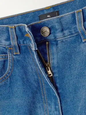 Etro High-rise Wide-leg Denim Jeans