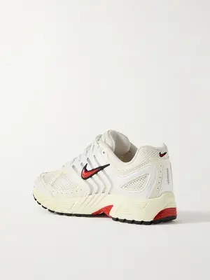 Nike Pegasus 2k5 Leather And Mesh Sneakers - White