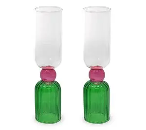 Ban.do Tipsy Turvy Bar Glass Set - One-color