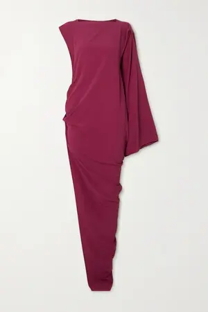 Rick Owens Edfu One-sleeve Draped Gown