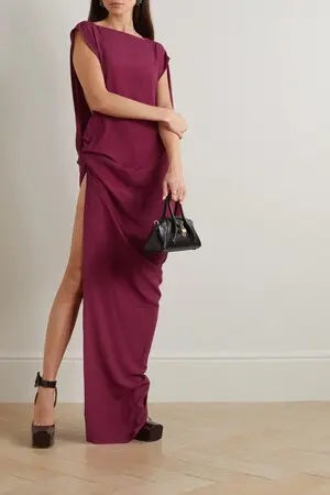 Rick Owens Edfu One-sleeve Draped Gown