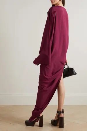 Rick Owens Edfu One-sleeve Draped Gown