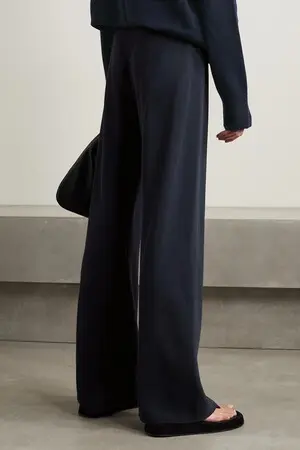 THE ROW Essentials Gala Crepe Wide-leg Pants
