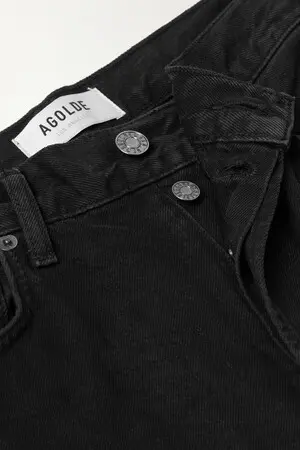 AGOLDE 90s Pinch Waist High-rise Straight-leg Recycled Jeans - Black