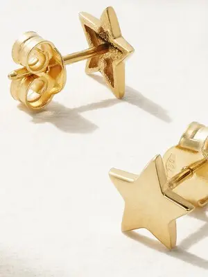 Carolina Bucci Shiny Superstellar 18-karat Star Stud Earrings