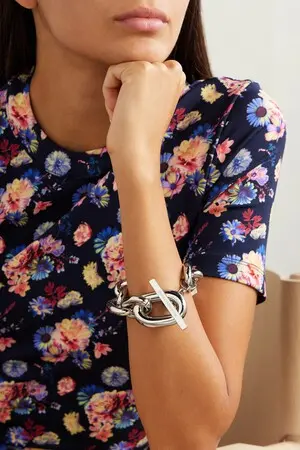 Rabanne Xl Link Bracelet - Silver