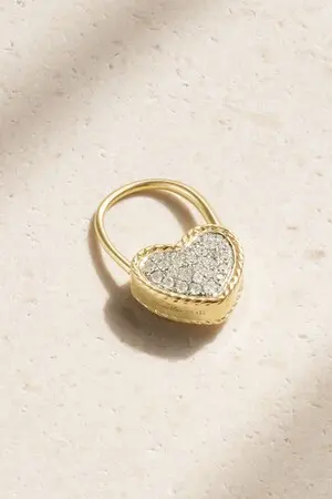 Yvonne Léon 9-karat Diamond Single Earring - Gold