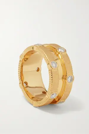 VILTIER Rayon Trio 18-karat Diamond Ring