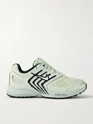 Nike Pegasus 2k5 Leather And Mesh Sneakers - Green