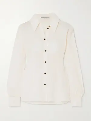Alessandra Rich Silk-crepe Shirt