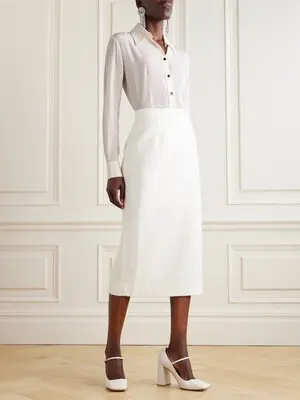 Alessandra Rich Silk-crepe Shirt