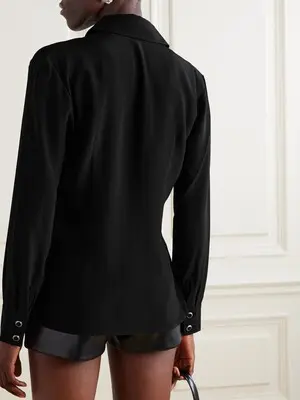 Alessandra Rich Silk-crepe Shirt