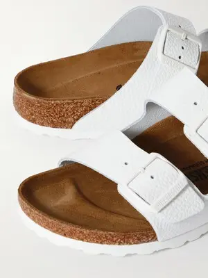 BIRKENSTOCK Arizona Textured-leather Sandals