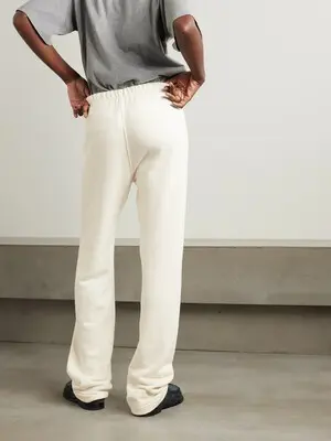 Eterne Cotton And Modal-blend Jersey Straight-leg Sweatpants - Neutrals