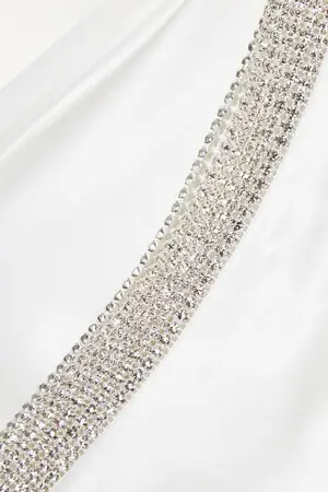 Michael Lo Sordo Crystal-embellished Maxi Skirt