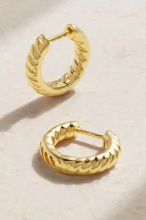 ANITA KO Zoe 18-karat Hoop Earrings - Gold