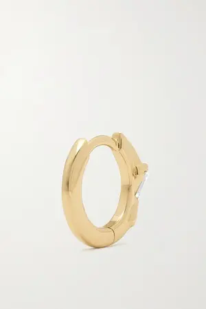 SUZANNE KALAN 18-karat Diamond Hoop Earrings