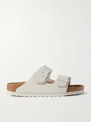 BIRKENSTOCK Birkenstock Arizona Suede Sandals White