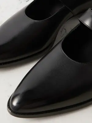 Bally Gerwin Glossed-leather Mary Jane Flats