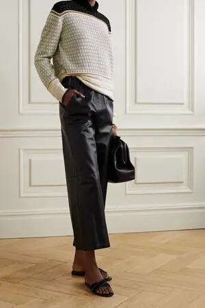 Loro Piana Serbelloni Cashmere-jacquard Turtleneck Sweater
