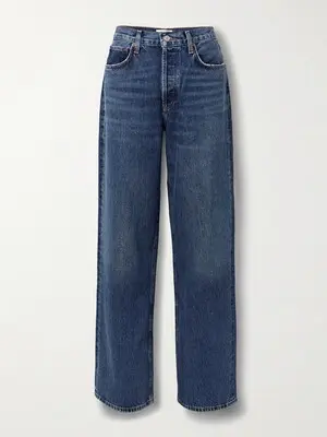 AGOLDE Low Slung Puddle Jeans - Blue