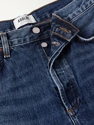 AGOLDE Low Slung Puddle Jeans - Blue