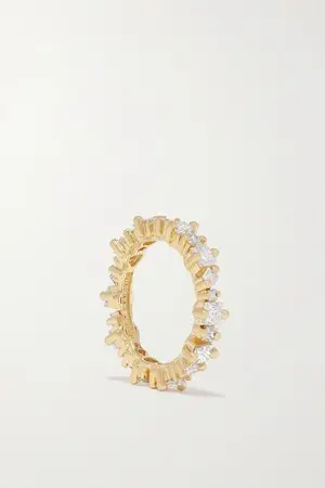 SUZANNE KALAN Eternity 18-karat Diamond Ring