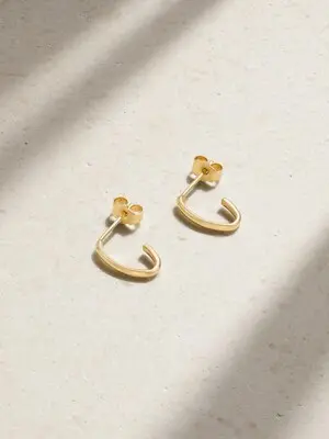 JENNIFER MEYER Edith Link 18-karat Hoop Earrings