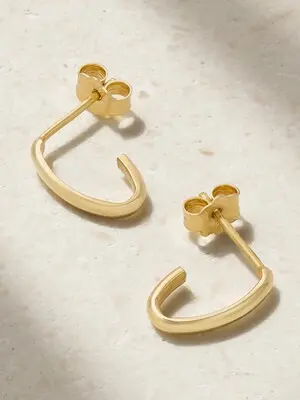 JENNIFER MEYER Edith Link 18-karat Hoop Earrings