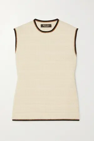 Loro Piana Striped Cashmere Tank