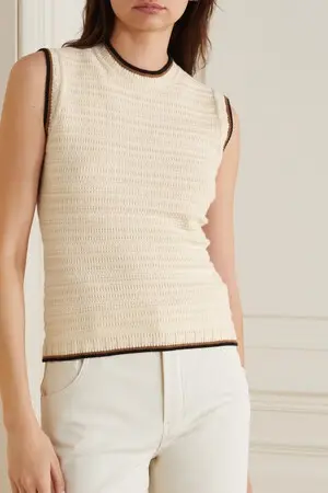Loro Piana Striped Cashmere Tank