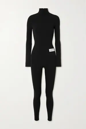 Dolce & Gabbana Stretch-jersey Turtleneck Jumpsuit - Black