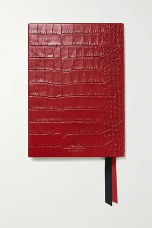 Smythson Soho 2022 Mara Croc-effect Leather Weekly Diary