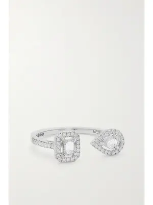 Messika My Twin Toi & Moi 18-karat Diamond Ring - Silver