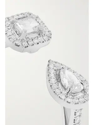 Messika My Twin Toi & Moi 18-karat Diamond Ring - Silver