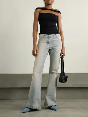 COURREGES Mid-rise Bootcut Jeans
