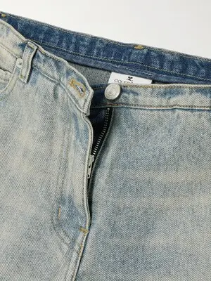 COURREGES Mid-rise Bootcut Jeans